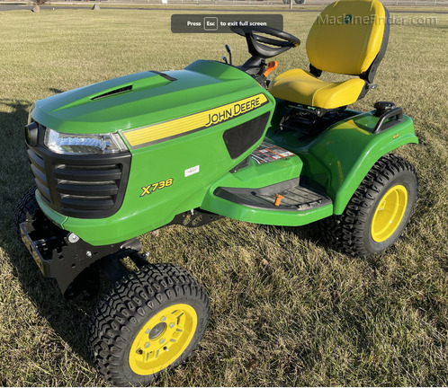 2024 John Deere X738 | Lawn & Garden Tractors | MachineFinder