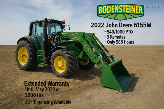 2022 John Deere 6155M | Row Crop Tractors | MachineFinder