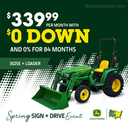 2024 John Deere 3025E | Compact Utility Tractors | MachineFinder