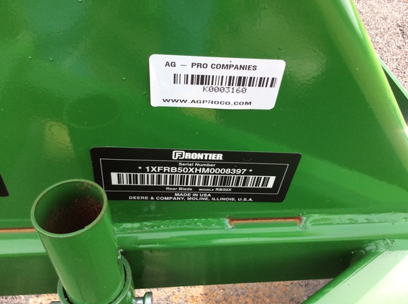 2025 Frontier RB5072 - Tractor Blades - Zanesville, OH