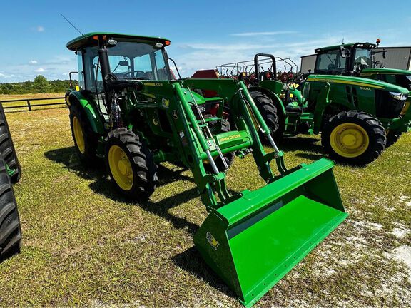 2024 John Deere 5075E Premium A/C Cab w/ 520M Loader - Compact Utility ...