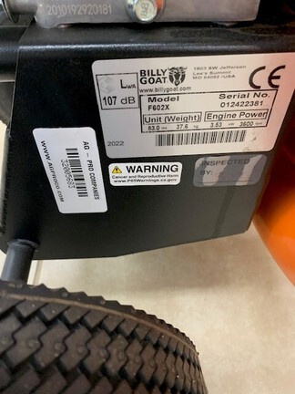 2022 Billy Goat F602X BG - Commercial Handheld Products - Spartanburg, SC